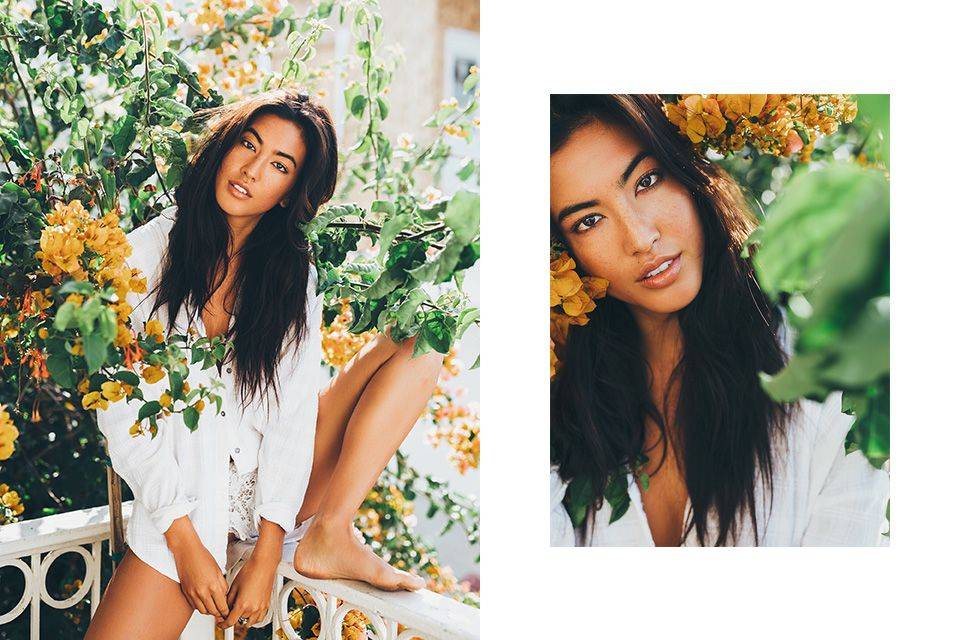 Американская фото модель Лейла Томас