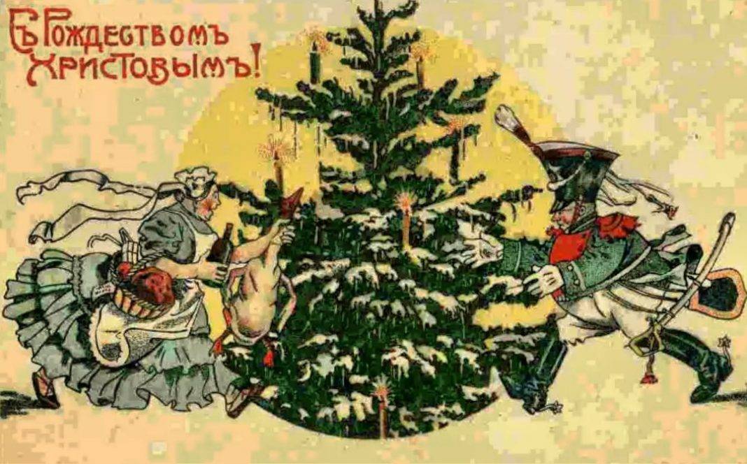 Дореволюционные Рождественские открытки и картинки в России | Старые ...