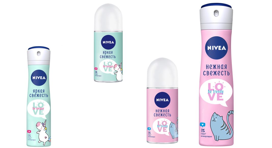 Антиперспиранты NIVEA LOVE