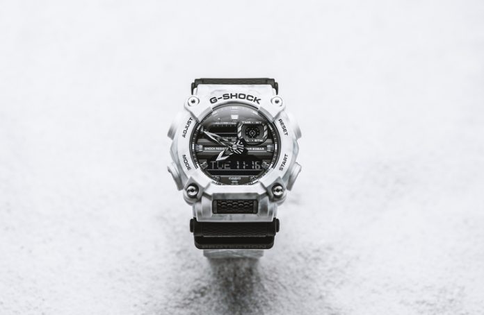 Casio G-SHOCK Grunge Snow Camouflage - коллекция часов