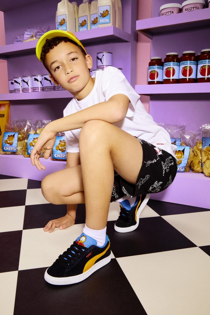 PUMA x GARFIELD - коллекция одежды и кроссовок